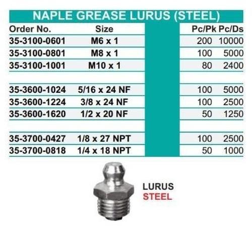 Jual Naple Grease Lurus 5/16 x 24 UNF Nepel Grease Besi 5/16x24 NF ...