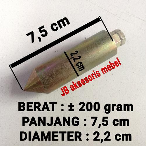 Jual BESI LOT TUKANG 2 ons / BESI UKUR TIMBANGAN BANGUNAN 200 gram ...