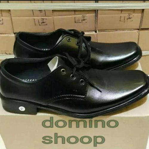 Jual Sepatu Pantofel Hitam Pria Formal Kantor Leather Swedian Premium ...