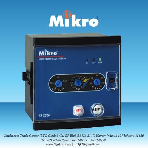 Jual NX202A-240A Earth Fault Relay (OLD TYPE: Mikro MK202A-240A ...
