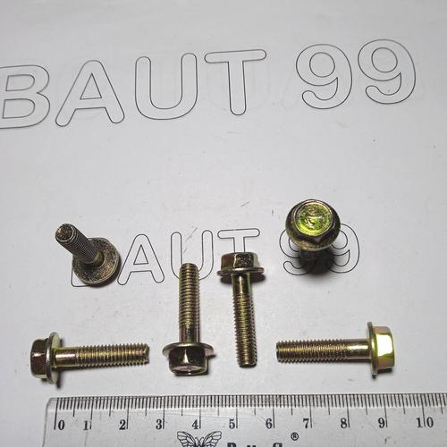 Jual Baut Flange M6 x 25 Kuning / Flange Bolt / Baut Topi - Kab. Klaten - baut 99 | Tokopedia