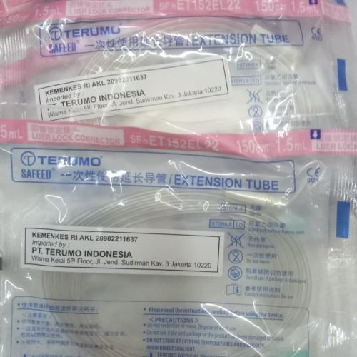 Jual Extension Tube 150cm - 1.5ml Terumo / Selang Penghubung 150cm Pcs ...