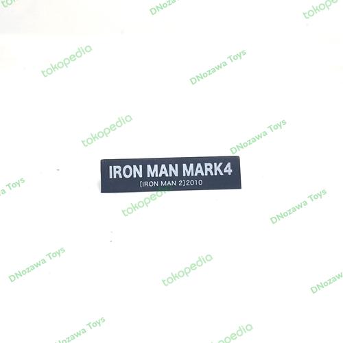 Jual Revoltech Nameplate Iron Man Mark 4 Avengers ZD Toys kitbash 1/12 ...