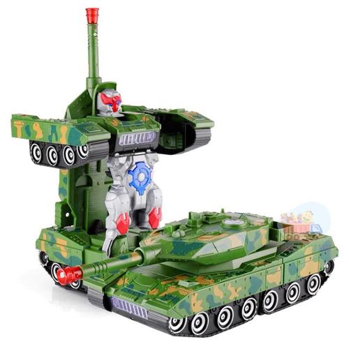 Jual Deformation Combat Tank War 2 In 1 Mainan Anak Robot Mobil Militer ...
