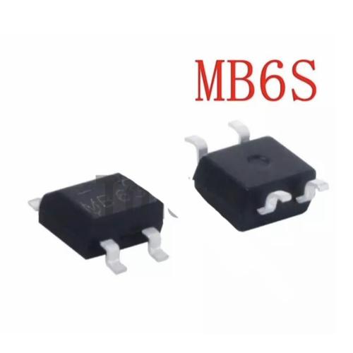 Jual MB6S Diode Bridge Rectifier 600V 0.5A SMD SOP-4 DIODA mb 6s 6 s 0. ...