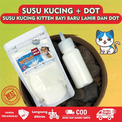 Promo SUSU KUCING DAN DOT PAKET BUNDLING BOTOL SUSU KITTEN NEKO CAT ...