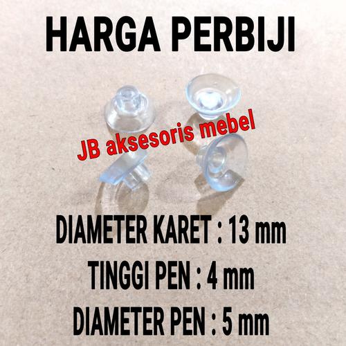 Jual COP KARET BENING KECIL 13 mm / KOP GANJAL TATAAN KACA MEJA 1,3 cm ...