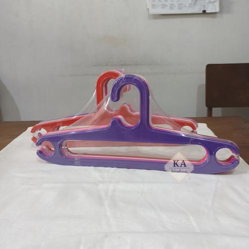 Jual Hanger Baju Plastik isi 12 pcs / Gantungan Baju Plastik Hanger ...