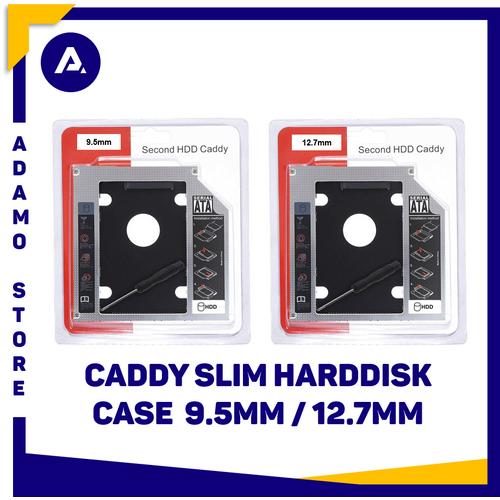 Jual Casing Hardisk Caddy Slim 9.5mm / 12.7mm Sata DVD Slot 2.5" HDD ...