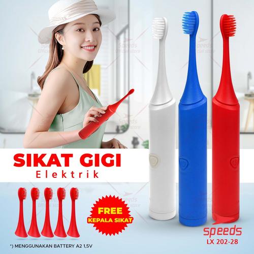 Promo SPEEDS Sikat Gigi Mini Elektrik Sikat Gigi Portable Electric 202 ...