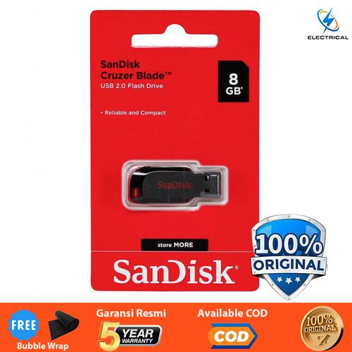 Jual Sandisk Cruzer Blade USB Flashdisk 8gb 16gb 32gb 64gb 128gb - 16 ...