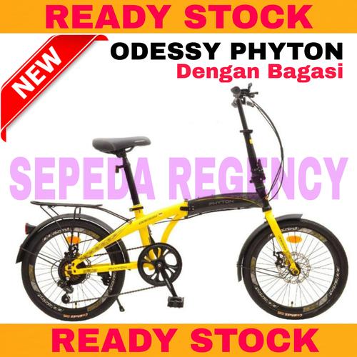 Jual Sepeda Lipat ODESSY PHYTON dengan Bagasi Boncengan 16 20 Inch 7 ...