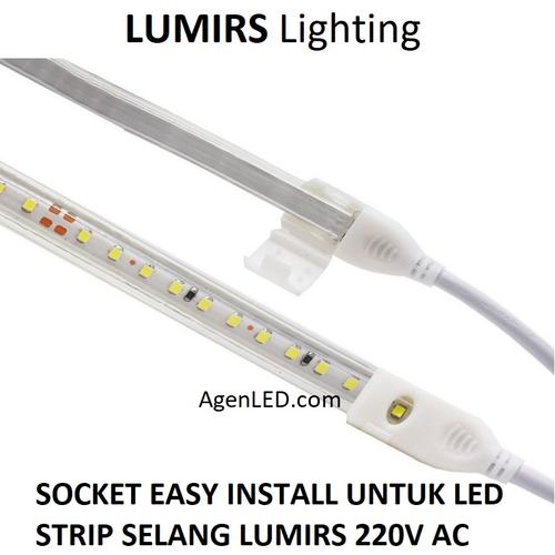 Jual LUMIRS Kabel Socket EASY Install Lampu LED Strip Selang SMD 2835 ...