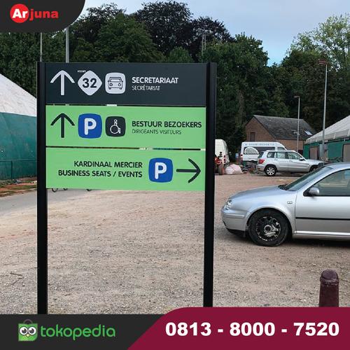 Jual PARKING SIGN SEDERHANA I Papan Tanda Parkir Untuk Area Outdoor ...