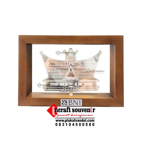 Jual PLAKAT KAYU FRAME CUSTOM RUMAH ADAT BNI K8 - Kota Yogyakarta ...