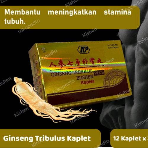 Jual Ginseng Tribulus Bushen Plus Kaplet untuk kesehatan ginjal ...