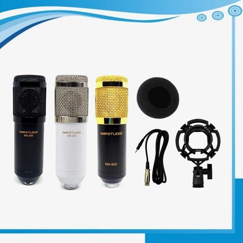 Jual Microphone Condenser Taffware BM 800/Mic Smule BM 800 - Emas ...