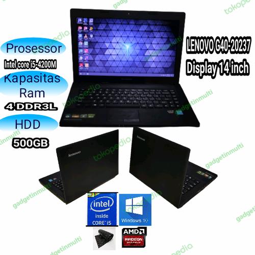 Jual LENOVO G410-20237 PROSESSOR INTEL CORE I5-4200M DUAL VGA AMD ...