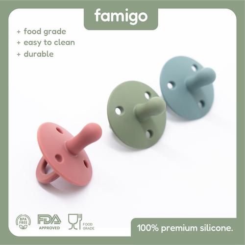 Jual FAMIGO Premium Silicone Pacifier | Empeng Silikon | Dot Silikon ...