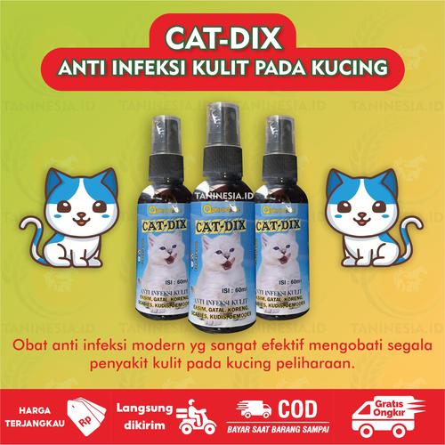 Jual Obat anti infeksi kulit kucing semprot catdix spray luka scabies ...