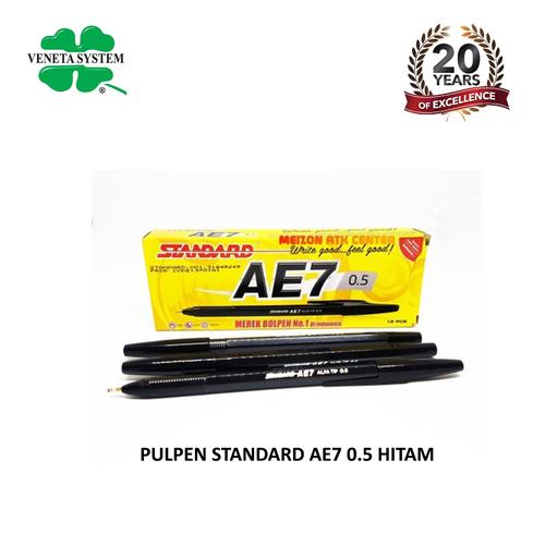 Jual Pulpen Standar AE7 0.5 / Pulpen Standar Tecno 0.38 / Bolpoint ...