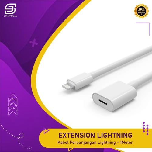 Jual Kabel Extension Lightning Male to Female 8-Pin untuk iPhone - Kota ...