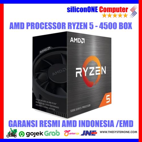Jual AMD Processor RYZEN 5 - 4500 BOX Ryzen5 6Core 12Threads AM4 - Kota ...
