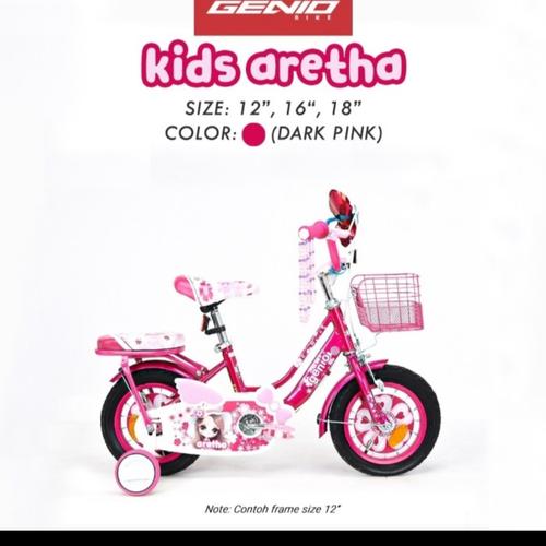 Jual Sepeda Anak Perempuan 12 inch Genio Aretha New by United - Kota ...