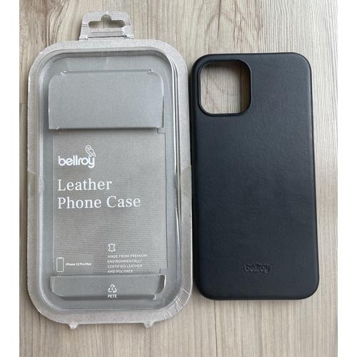 Jual Bellroy Leather Phone Case for Iphone 12 Pro Max - Black - Kab ...