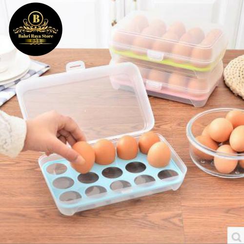 Promo Kotak Telur Box Telur Tempat Penyimpanan Telur 15 Sekat Bisa di ...