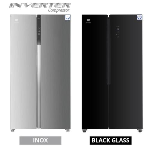 Jual GEA Kulkas 2 Pintu Side by Side G2D-623 - INOX - Kota Surabaya ...