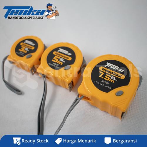 Jual Meteran Besi / Measuring Tape Auto Lock Tenka 3M / 5M / 7,5M - 3 M ...