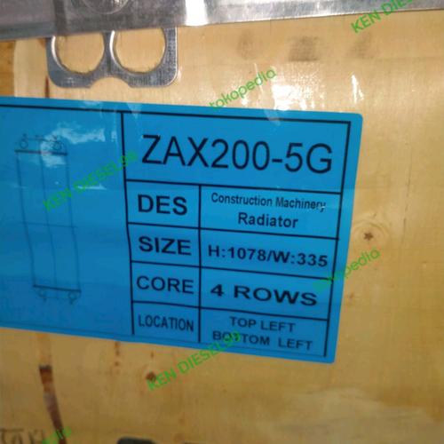 Jual RADIATOR HITACHI ZX200-5G / zx210-5G - Jakarta Pusat - KEN ...