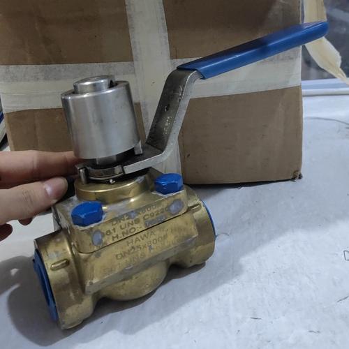 Jual BALL VALVE 1" DN25 CLASS 800# BRONZE ASTM B61 UNS C92200 HAWA ...