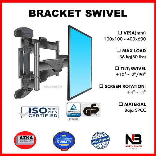 Jual North Bayou NB P5 Bracket Braket TV LED 43 50 55 65 70 Inch - NB ...