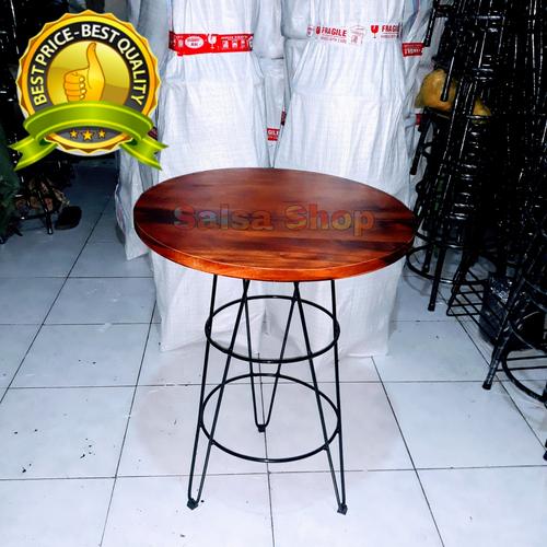 Jual meja cafe bulat meja cafe bundar meja bar meja kafe meja besi ...