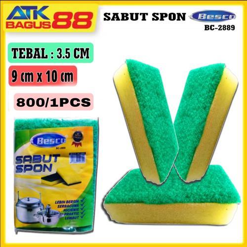 Jual 1pcs sabut spon cuci piring/sponge/spon cuci piring - Jakarta ...