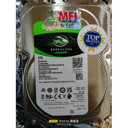 Jual Seagate Barracuda ST2000DM005 2 TB Hard Drive - Internal 3.5" Sata III - Jakarta Utara ...