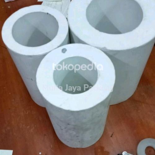 Jual Pipa PTFE teflon glass - Teflon PTFE brushngs Filled holow 80 x 55mm - Jakarta Barat ...