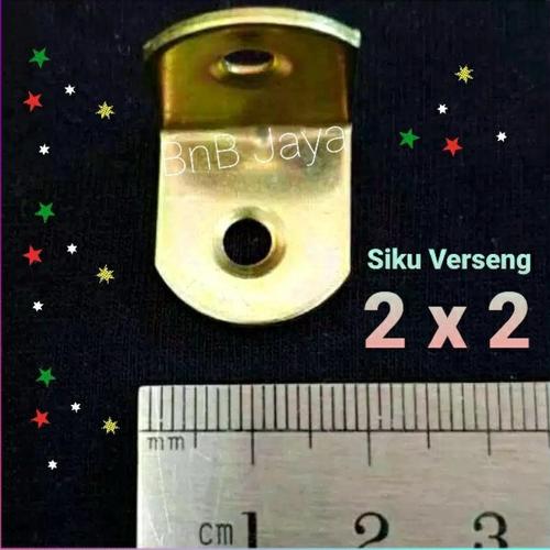 Jual Siku Rak Verseng / Plat Siku L Besi 2x2 cm (Penyangga Kayu ...