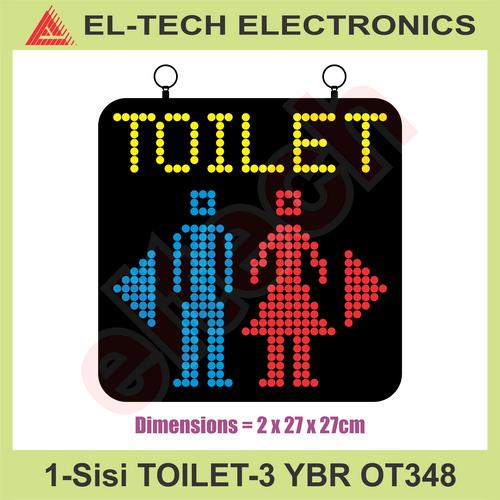 Jual 1-Sisi LED Logo Sign Board Papan Tanda Tulis Kamar Mandi Kecil ...