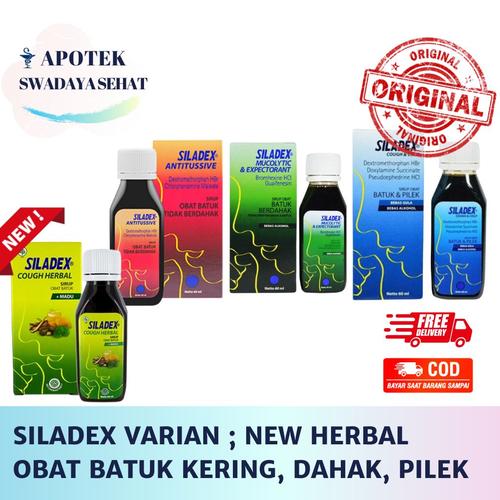 Jual Siladex Flu batuk & Siladex Expectorant syr 60 ml - siladex merah ...