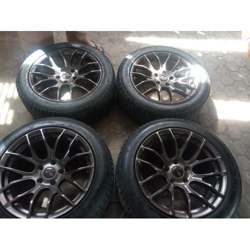Jual Velg Hsr Oster Bekas Mobil Hrv ring 17 Baut 4 Ban 215/225 55 R17 - Kota Semarang - JDM Toko ...