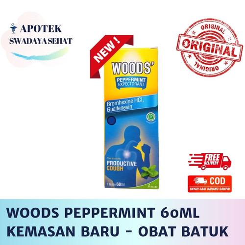 Jual Woods Peppermint Expectorant Obat Batuk Berdahak 60ml - Kab ...