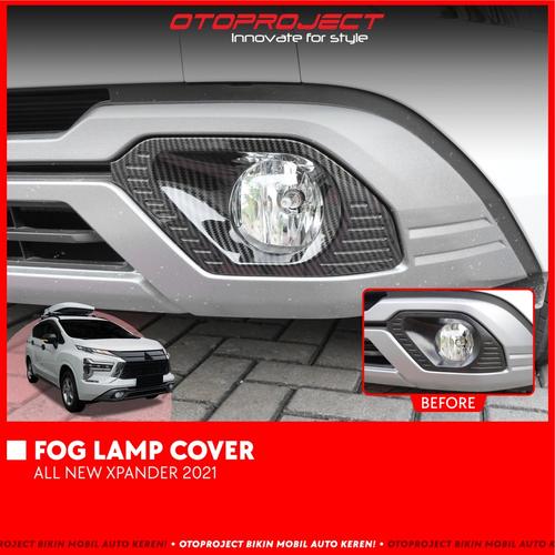 Jual Cover Fog lamp Mobil All New Xpander 2021 2022 Carbon Chrome ...