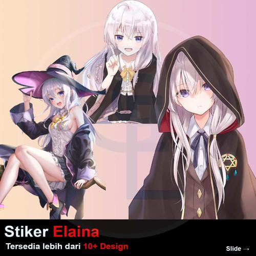 Jual Sticker Elaina Majo No Tabitabi Vinyl Tumblr Bom Waterproof HD ...