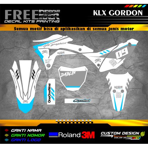 Jual DECAL KLX GORDON HITAM MERAH FULL BODY DESAIN COSTUME - Kab. Garut ...