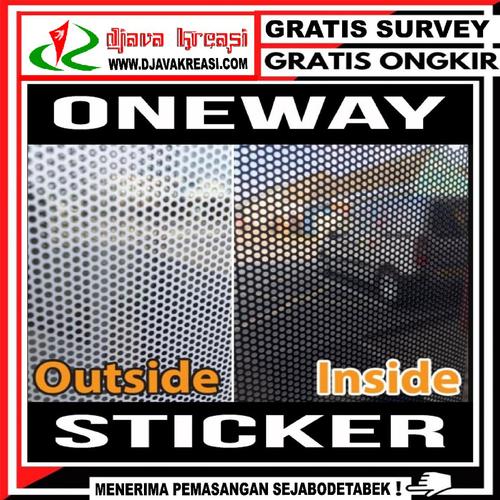Jual stiker one way printing custom - Kota Tangerang - DJAVA KREASI ...