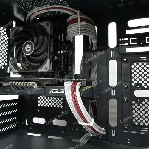 Jual Custom Sleeve Kabel PSU - ATX PC Case Gaming - 6VGA - Kab. Bandung ...