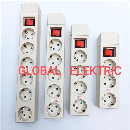 Jual stop kontak arde 3 4 5 6 lubang uticon saklar on off tanpa kabel - 3 lubang - Kota ...